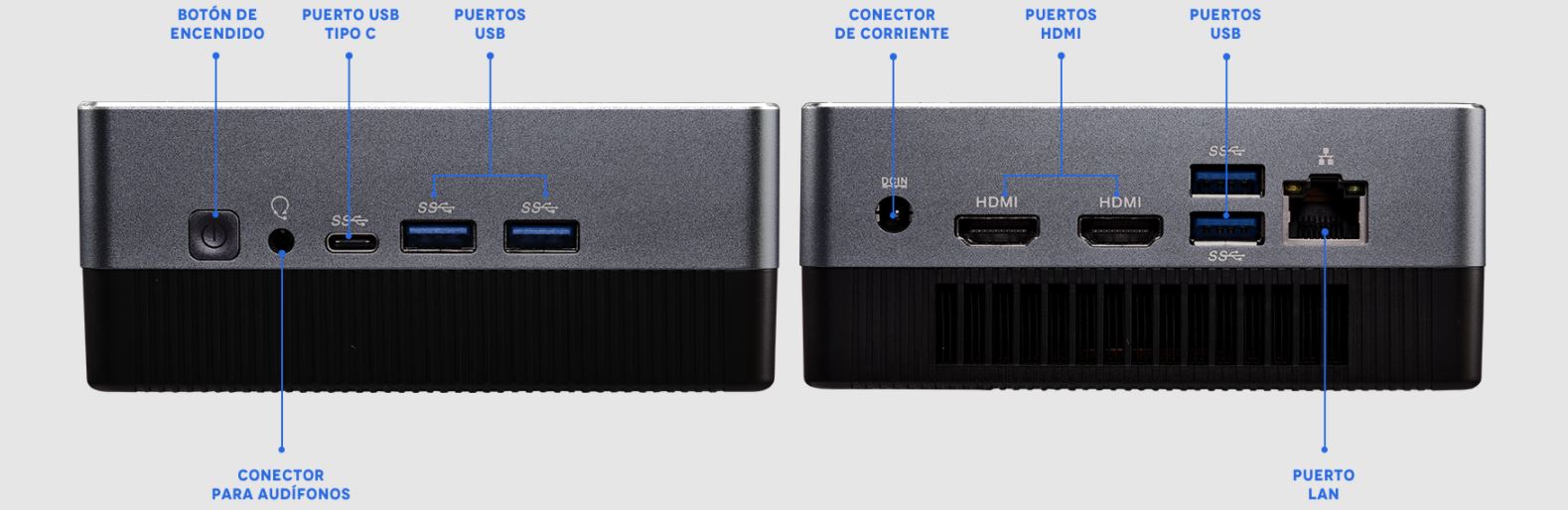 LANIX Titan Mini es una poderosa Mini PC con Intel Core i7 para oficina ...